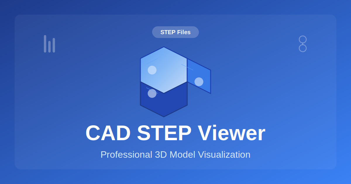 CAD STEP Viewer - 3D Model Visualization